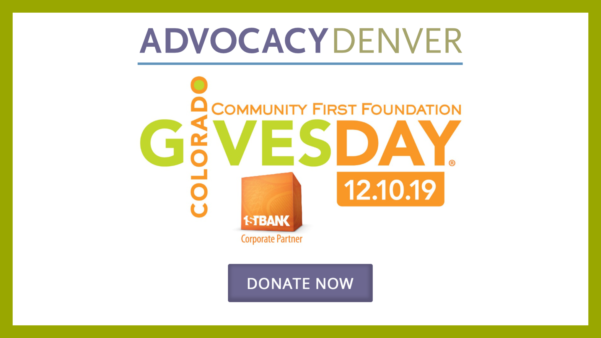Make a Donation to AdvocacyDenver on Colorado Gives Day - AdvocacyDenver
