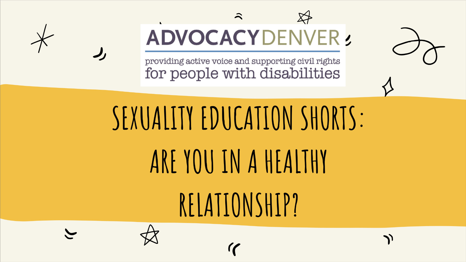 Sexuality Education Shorts: Are You in a Healthy Relationship ...